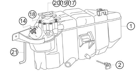Expansion Tank - 997 GT3 Cup